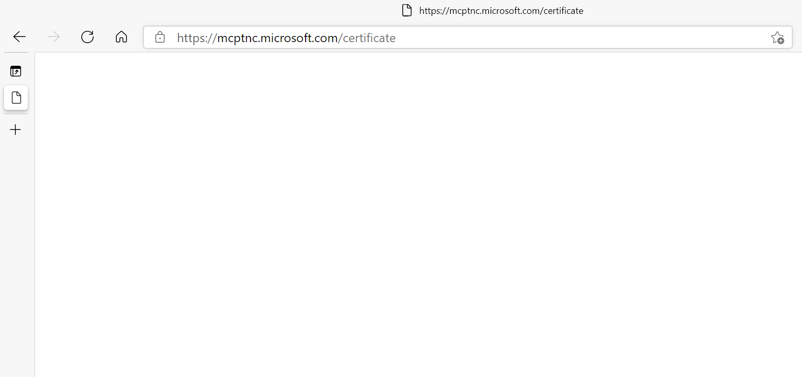 no certificate and badge - Microsoft Q&A