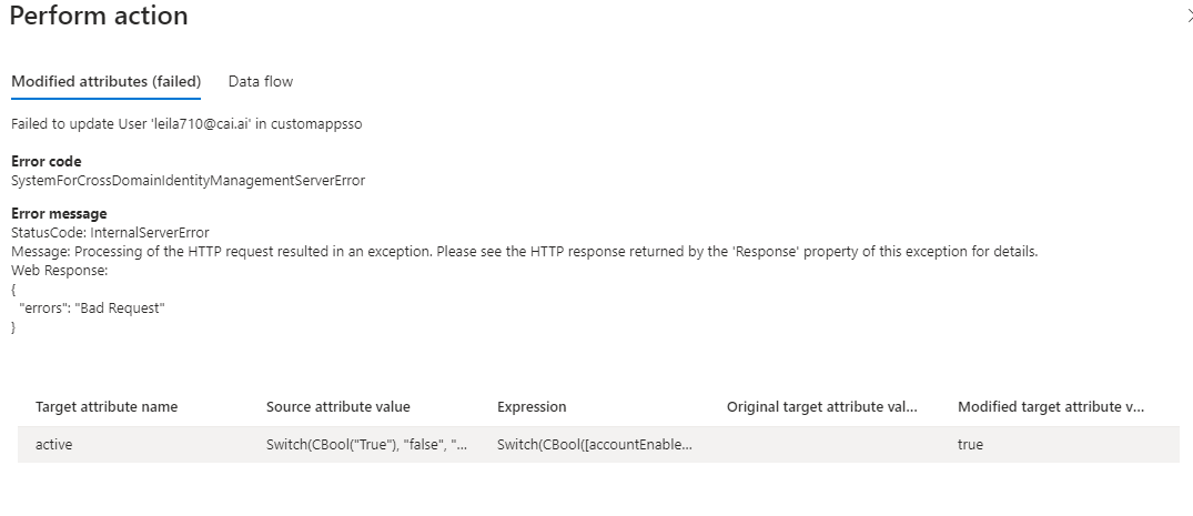 SCIM PATCH - Azure AD sends string value for active attribute which is a Boolean in SCIM ...