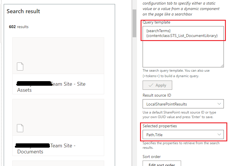 Set Up A Result Source Query To Return Library Names Only In Sharepoint Online Microsoft Qanda