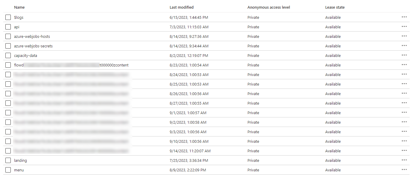 Logic app creates random containers in storage account - Microsoft Q&A
