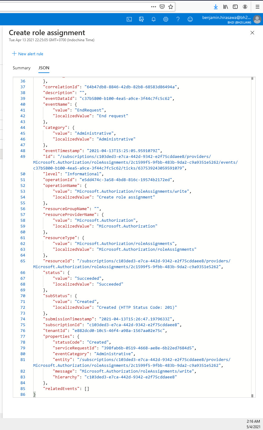 Odd entries in Activity logs - Microsoft Q&A
