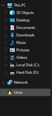 Empty Linux folder in my File Explorer - Microsoft Q&A