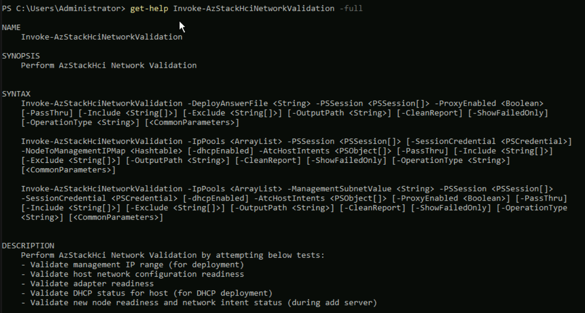Deploy Azure Stack HCI - Check Network Requirements errors out - Microsoft Q&A