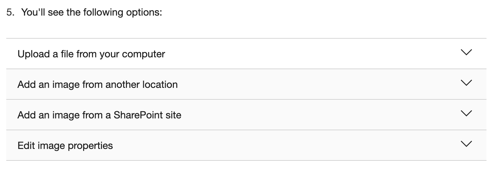 How Do You Create Drop Down Sections In Sharepoint Microsoft Qanda