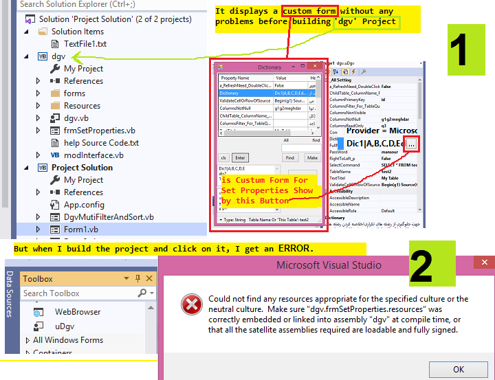 When I press the property button, this error appears - Microsoft Q&A