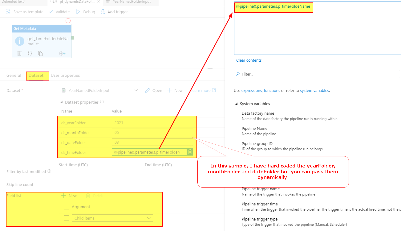Accessing File Name From Nested Folder Structure And Passing It To 0652