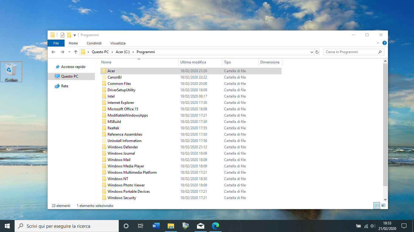 Installare Acer Quick Access - Microsoft Q&A