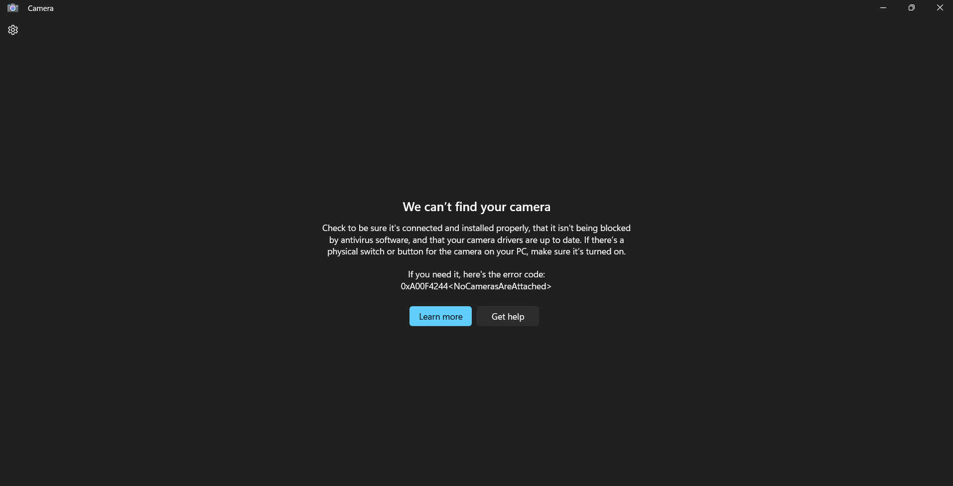 MY CAMERA IS BLOCKED - Microsoft Q&A