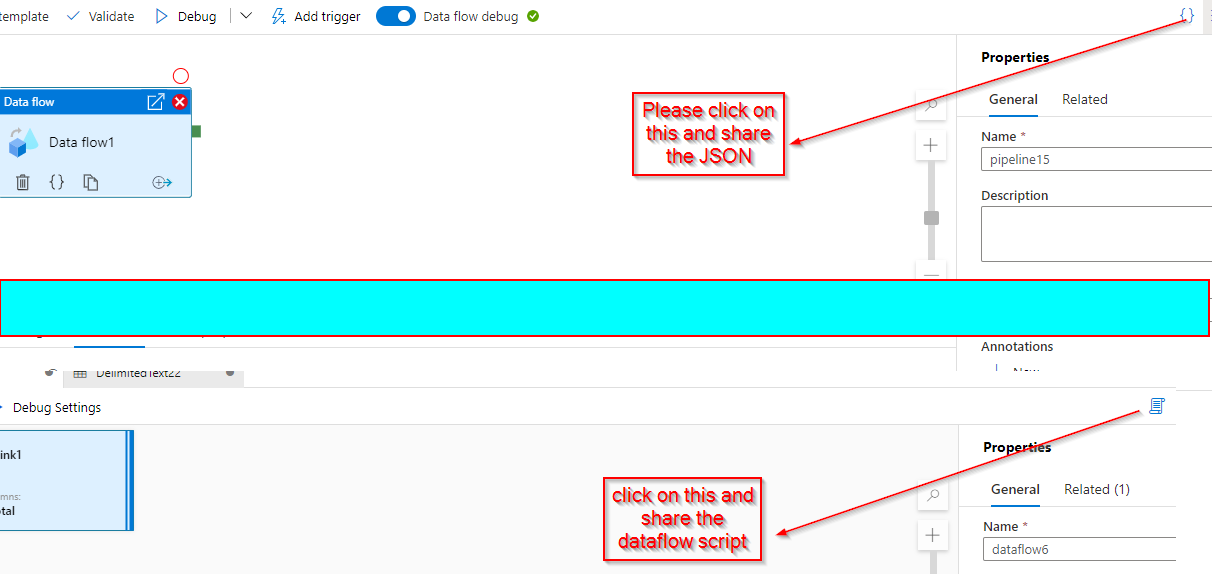 Azure Data Factory Passing Parameters Pipeline Details Into Dataflow Error Microsoft Qanda