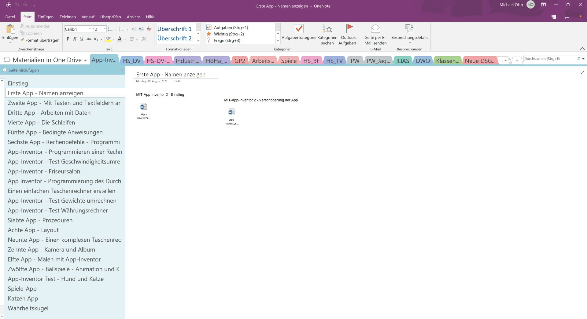 Onenote shows with Windows 11 suddenly very big fonts in the sidebar and tile headings ...