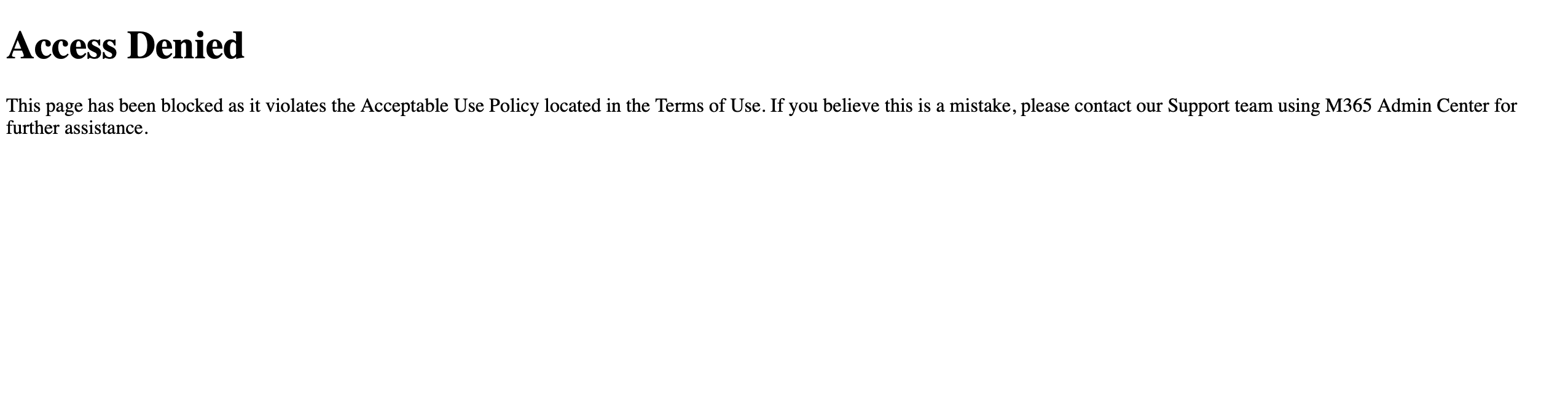 ONEDRIVE - ACCESS DENIED - Microsoft Q&A