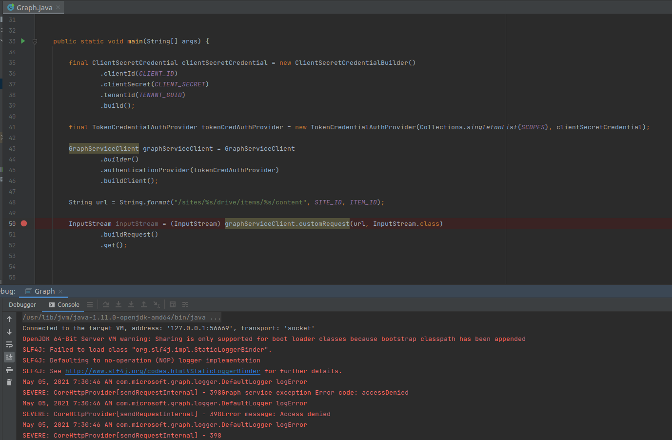Access Denied Microsoft Graph with Site.Selected Permission - Microsoft Q&A