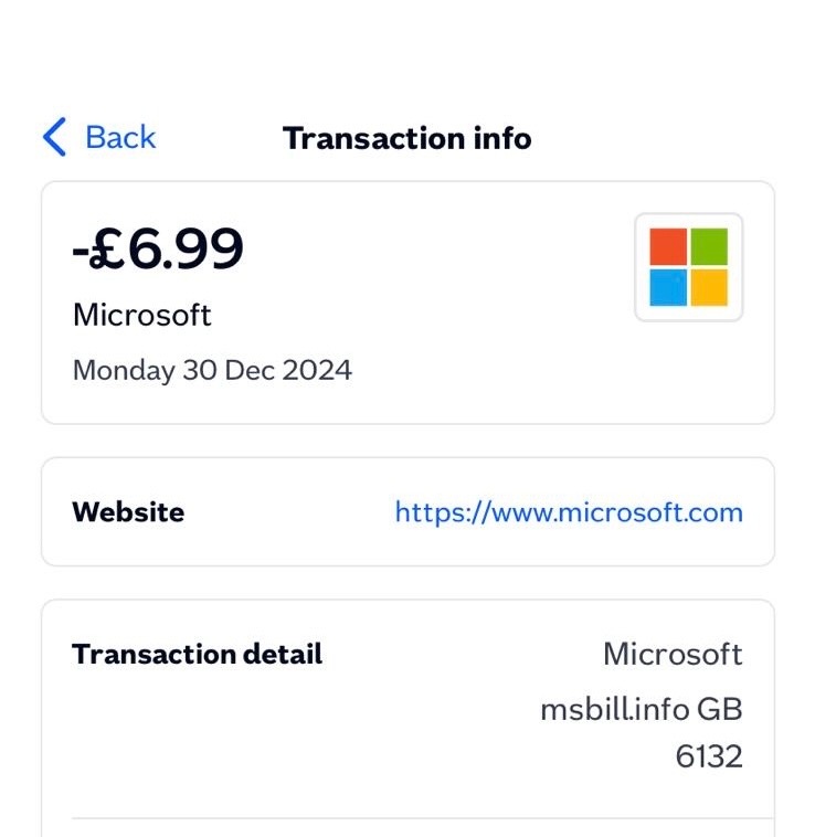 What is this charge ? - Microsoft Q&A
