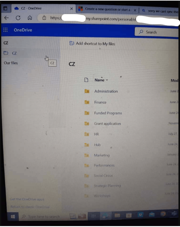 Files appearing in shared folder but not my folder - Microsoft Q&A