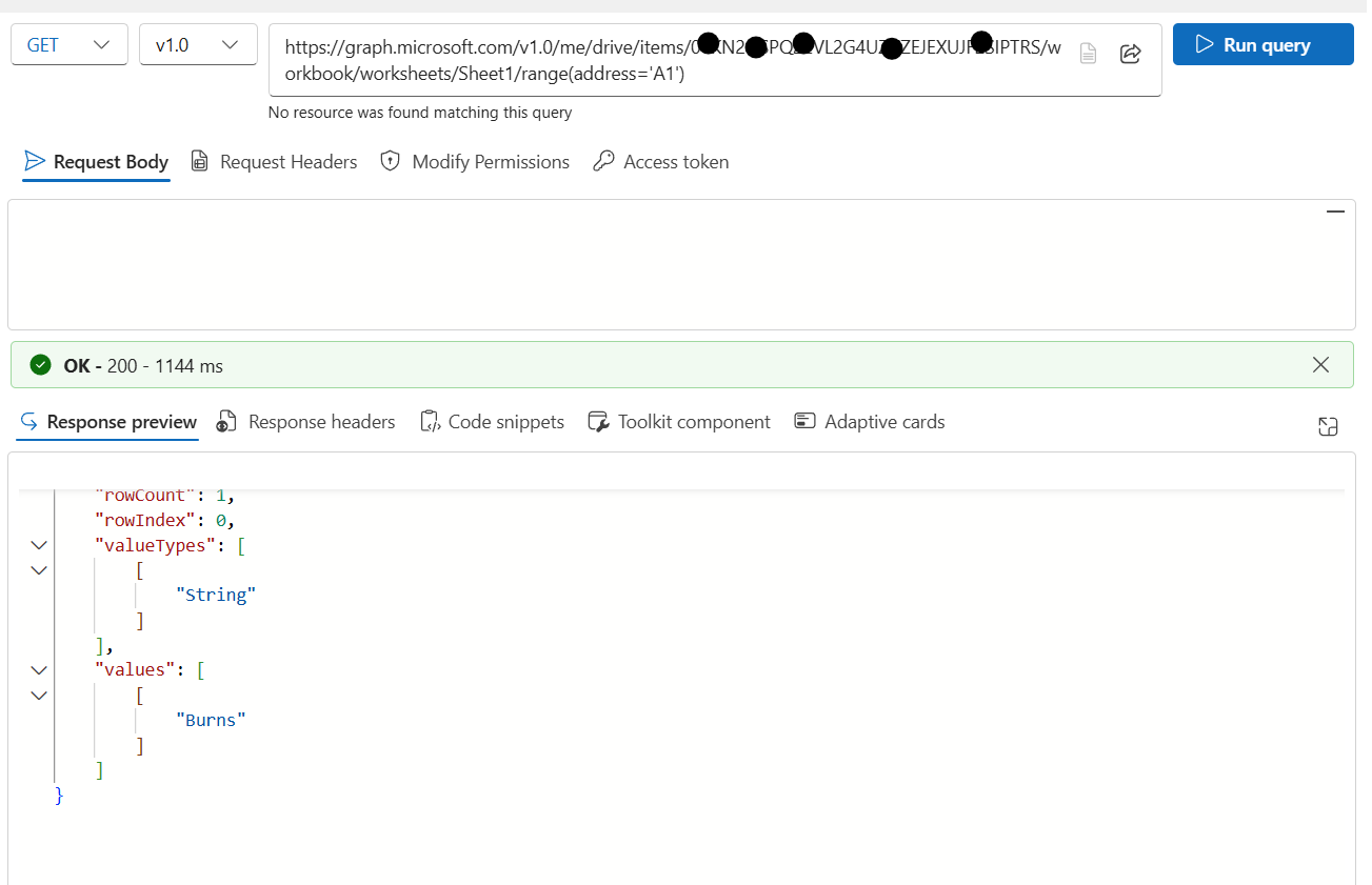 How to get values from an excel file based on the current user? - Microsoft Q&A
