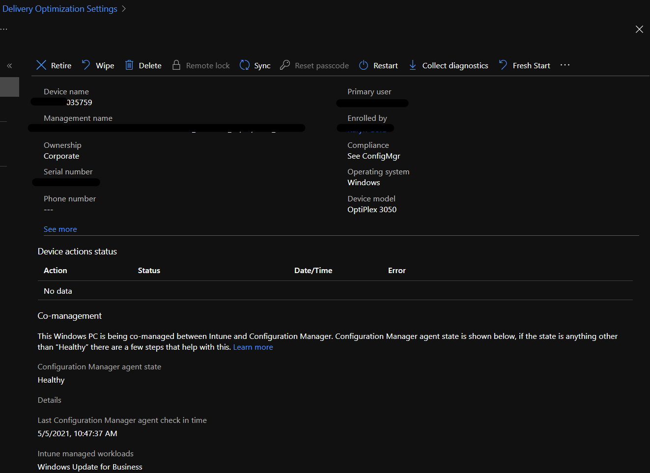 Delivery Optimization profile deployment not applicable - Microsoft Q&A