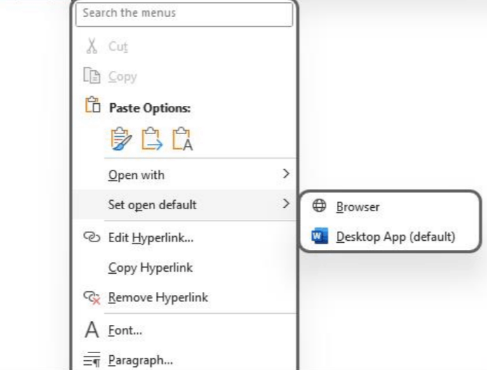 I can't open the word file on one drive in desktop version - Microsoft Q&A