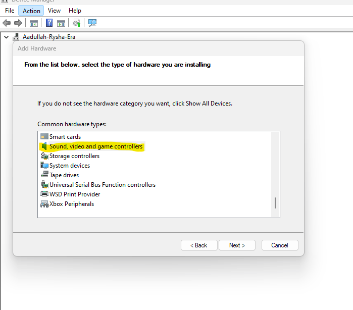Installing Realtek audio drivers using 'Add legacy hardware' is ...