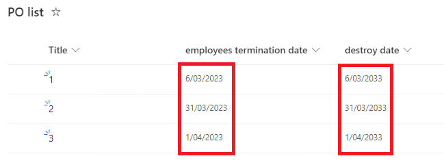 I'm trying to create a column in SharePoint that will calculate a ...