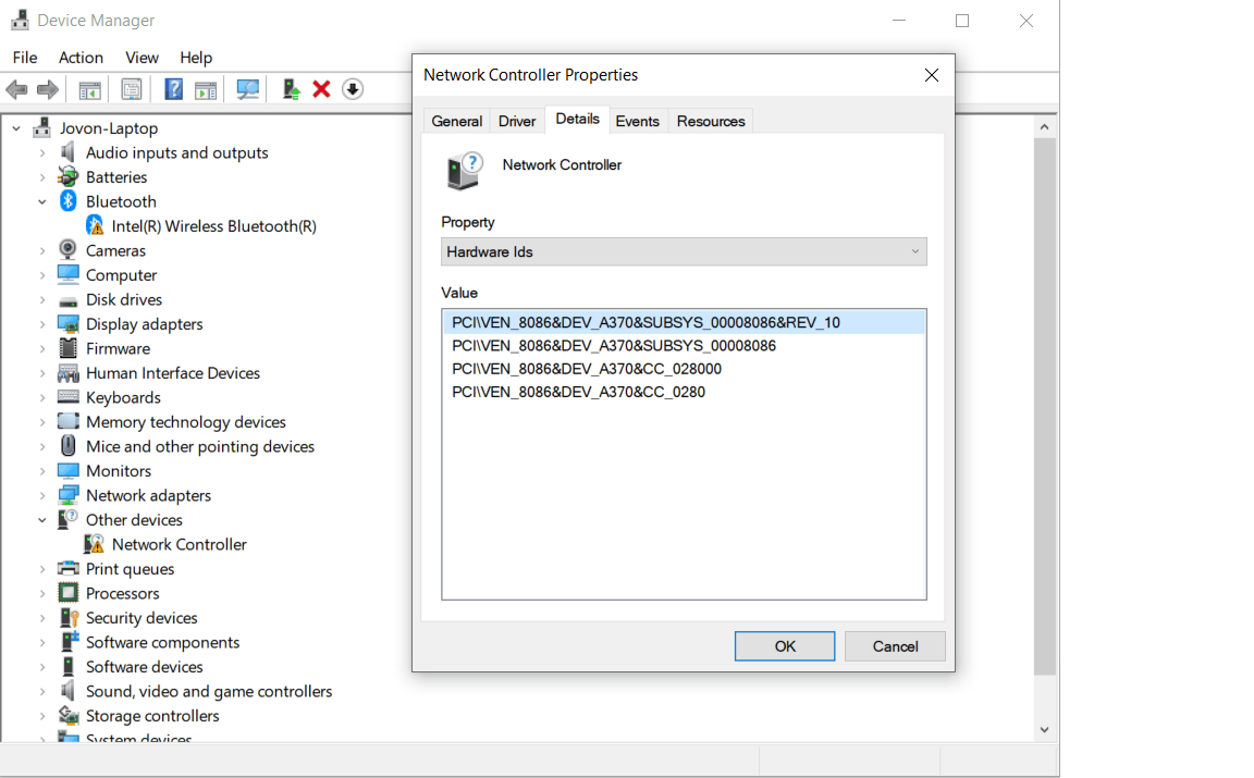 Need help with network controller in device manager showing code 28 - Microsoft Q&A