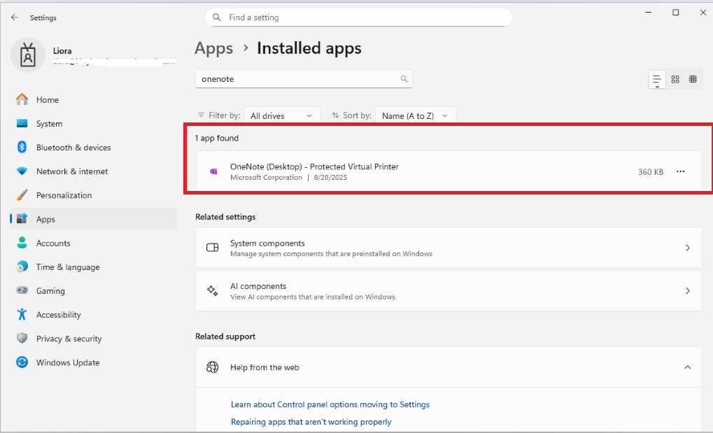 Unable to update to "new OneNote app" - "Unable to create backup" - Microsoft Q&A