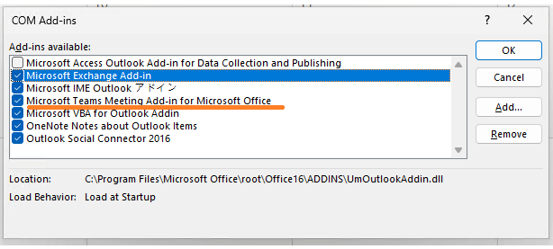 Teams add-in no longer working in classic outlook - Microsoft Q&A