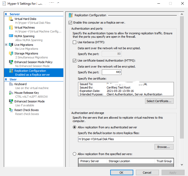 Hyper-V Reverse Replication problem - Microsoft Q&A