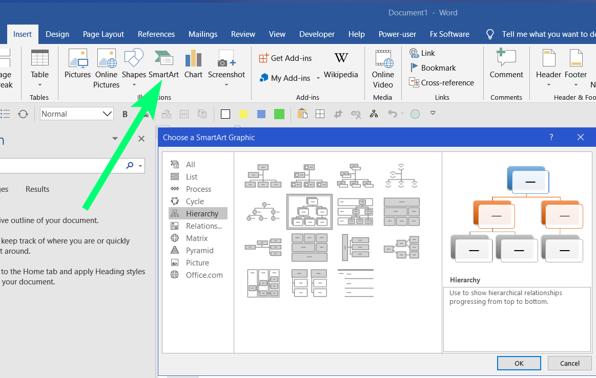 How to transform a word document into a tree format out of the headings ...