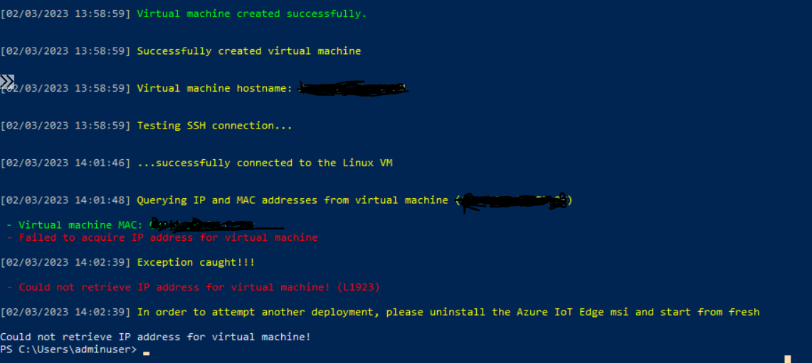 Deploy Eflow Failed with error- Failed to acquire IP address for ... Deploy Eflow Failed with error- Failed to acquire IP address for ...