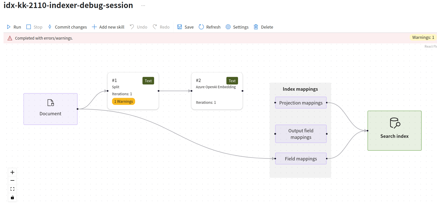 Unable to set field as filterable in AzureAISearch import and vectorize ...