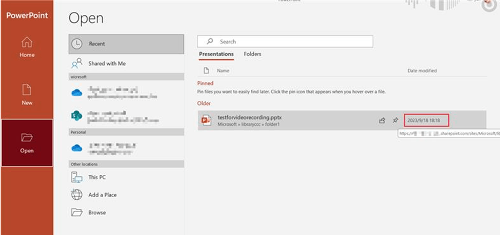 Missing PowerPoint presentation / files from OneDrive - Microsoft Q&A