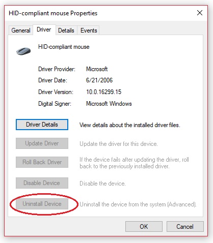 Mouse scroll jumps up and down after Windows 10 Reinstall - Microsoft Q&A