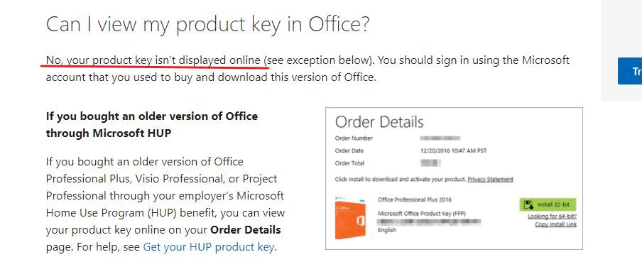Missing Product-Keys Office - Microsoft Q&A