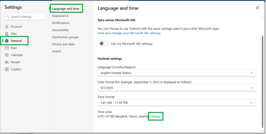 When selecting time zones, major cities are not listed for quick ...
