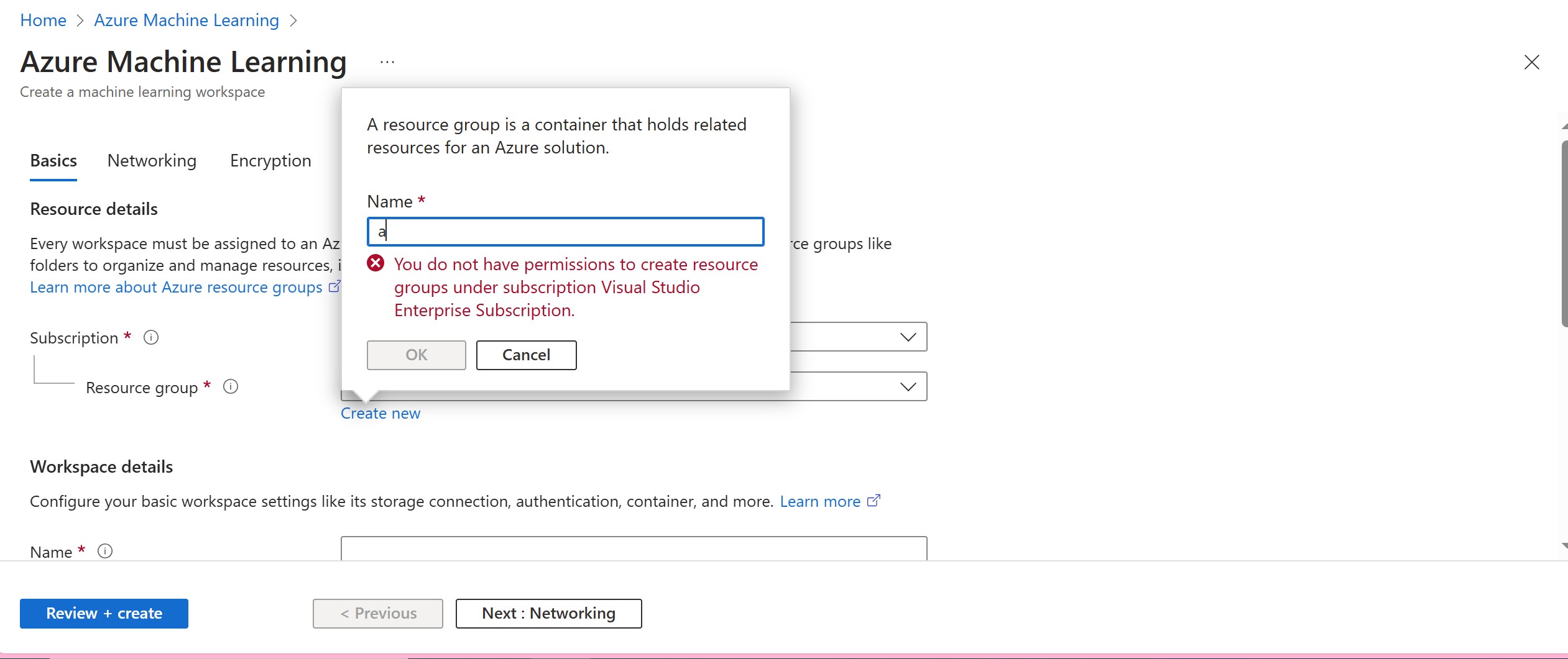 The selected subscription doesn’t have permissions to register the resource provider - Microsoft Q&A