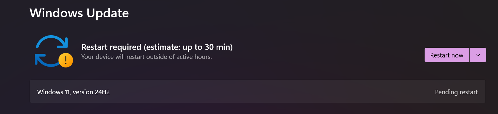 Windows 11 from 23h2 to 24h2 update error code 0x80004005 - Microsoft Q&A