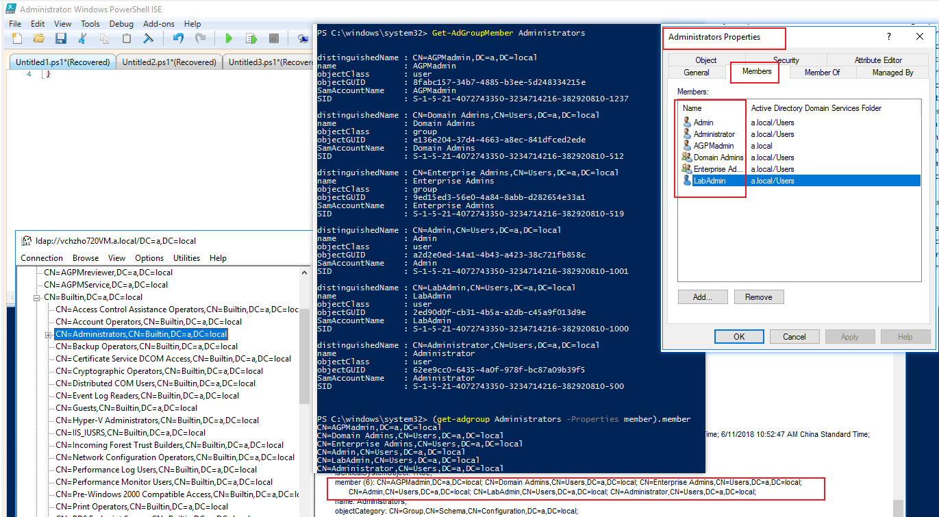 Get Adgroupmember And Ldap Query Disagree Microsoft Qanda