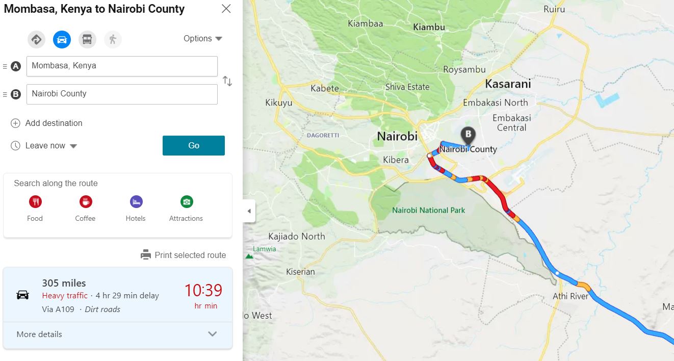 Bing Maps Rest Api Route Traffic Coverage Microsoft Qanda