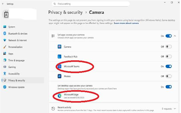 Teams online - no video settings - Microsoft Q&A