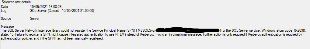MECM - Bitlocker - EXECUTE permission was denied on the object ‘GetDomainId’, database ‘db_name ...