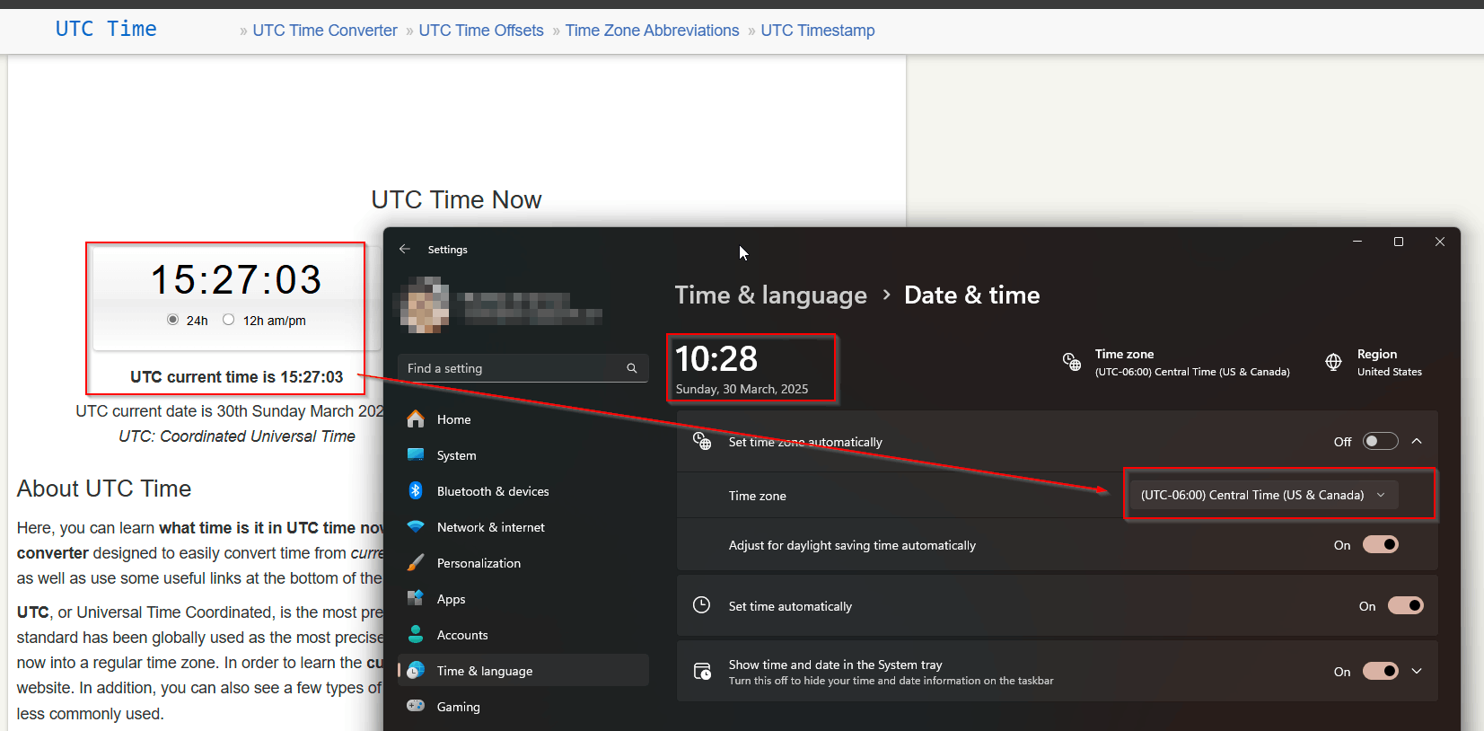 Why are the UTC offsets wrong? - Microsoft Q&A