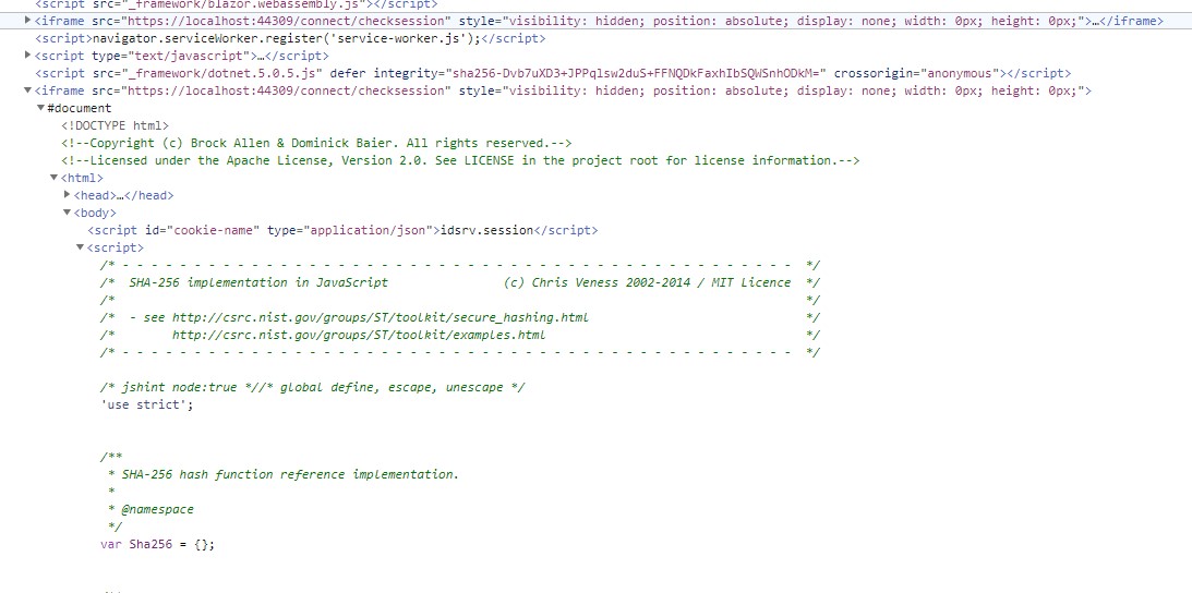 Iframe For Authentication In Blazor Webassembly Microsoft Qanda 8444