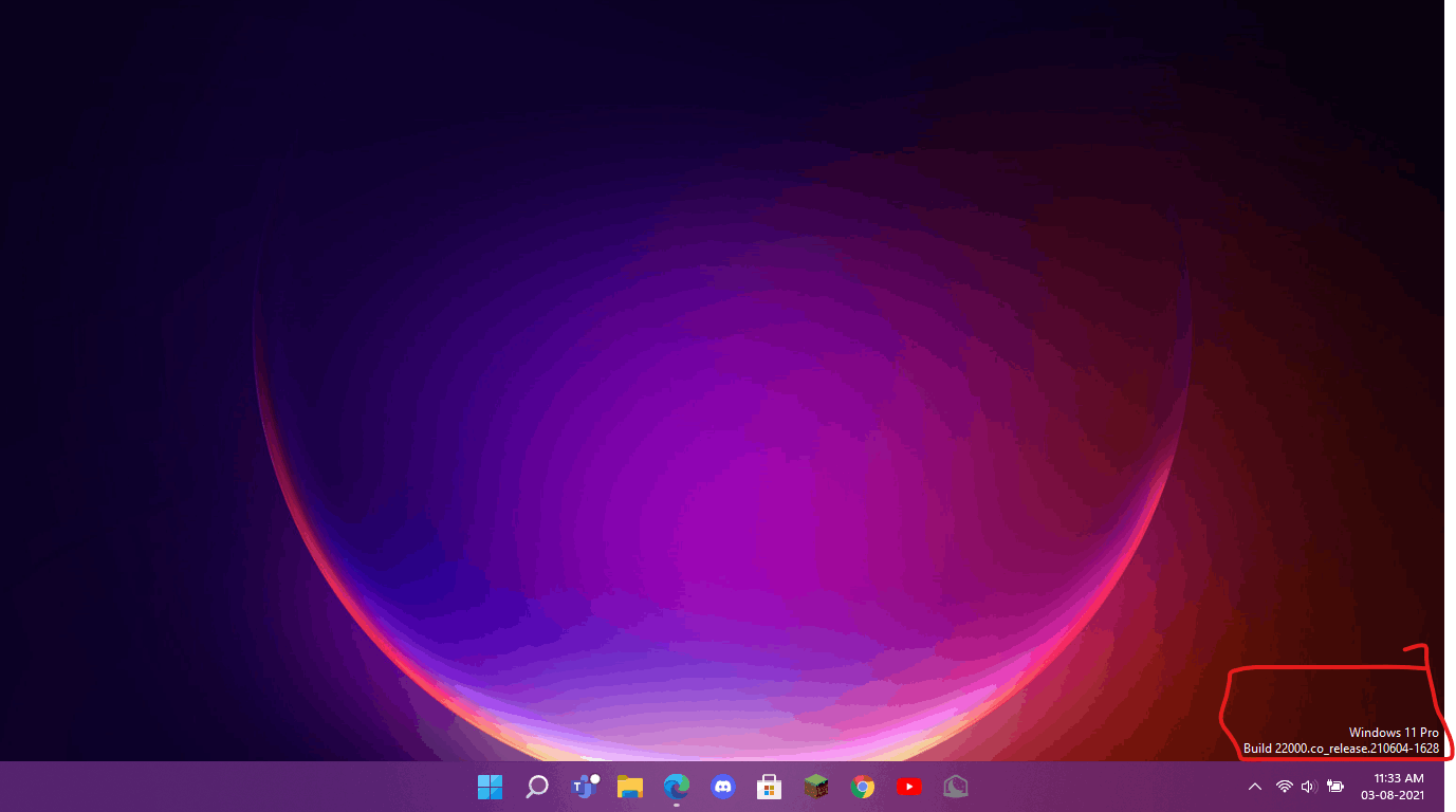 Windows 11 Information On Corner Of Screen - Microsoft Q&A