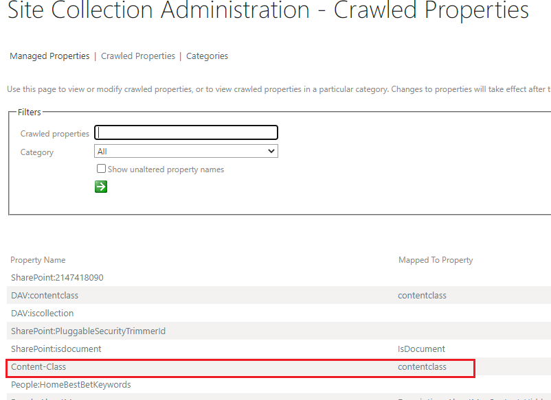 Set up a Result Source Query to return library names only in SharePoint Online - Microsoft Q&A