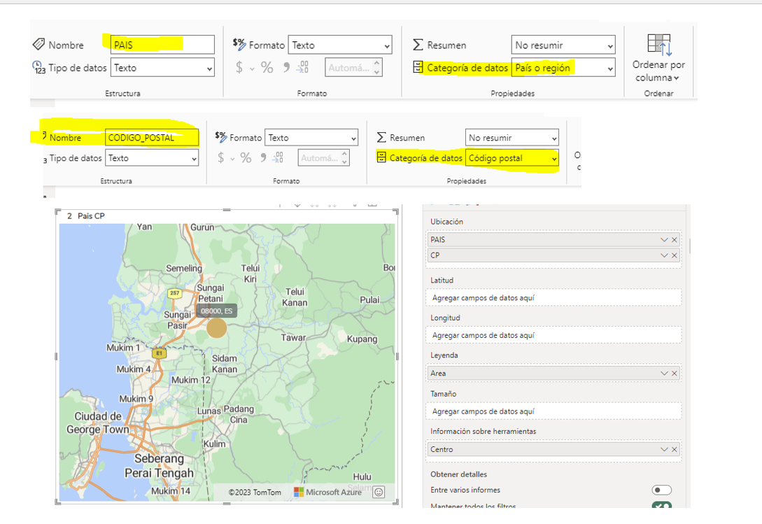 Azure Map showing postal code on incorrect country - Microsoft Q&A