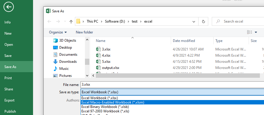 Error While Opening Xlsm File Microsoft Qanda