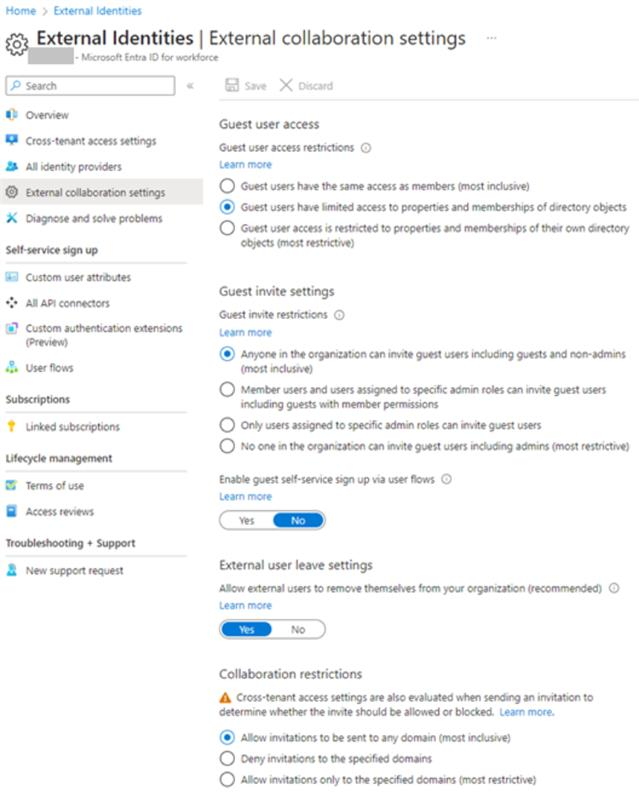 how does an external account access company sharepoint when granted ...