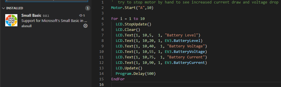 Small Basic & syntax highlighting in Visual Studio Code - Microsoft Q&A Small Basic & syntax highlighting in Visual Studio Code - Microsoft Q&A