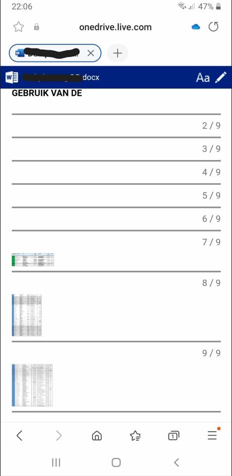 Onedrive: weird layout on mobile - Microsoft Q&A
