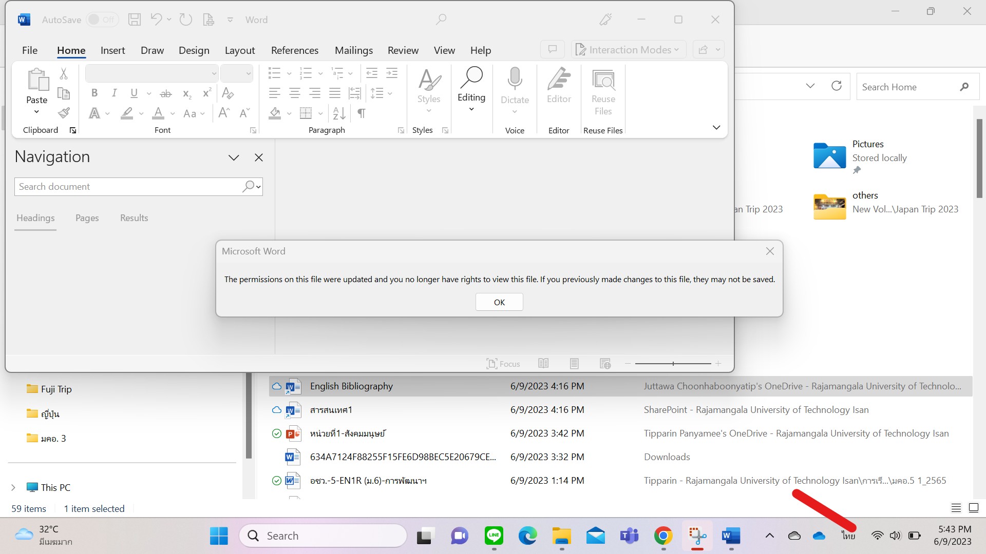 Every time I click my file, It appears on my colleague's account real ...